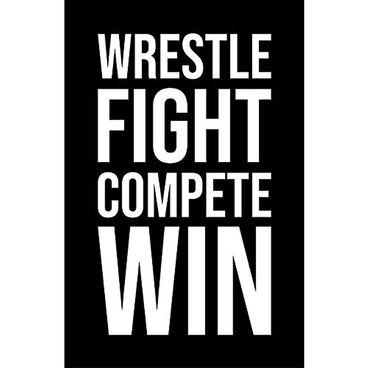 Damdekoli Motivational Wrestling Posters - 11x17 Inches, Set of 4