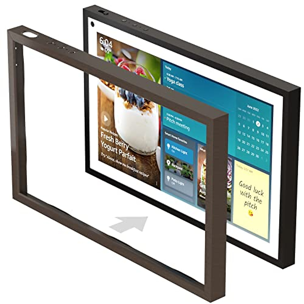 Echo Show 15 Bundle. Includes Echo Show 15 | Full HD 15.6" smart display with Alexa and Fire TV built in, Remote, and Frame included