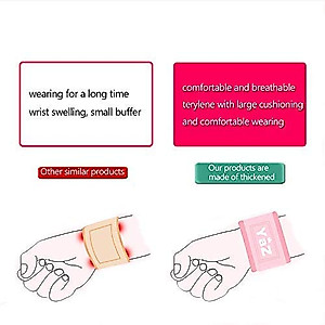 Anti Lost Wrist Link Safety Wrist Link for Toddlers, Reflective Child Walking Harness Rope Leash for Babies & Kids (Purple)