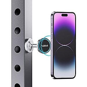 VAIIO Magnetic Phone Holder Designed specifically for Gym use, able to Attach to Any Metal Surface and Support Any Type of Phone, Perfect for Recording Videos or Playing Media.