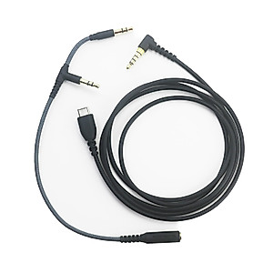 NewFantasia Replacement Audio Cable USB-C Male Compatible with SteelSeries Arctis Nova 3 Gaming Headset 2meters/6.6feet
