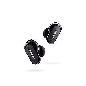 NEW Bose QuietComfort Earbuds II, Wireless, Bluetooth, World’s Best Noise Cancelling In-Ear Headphones with Personalized Noise Cancellation & Sound, Triple Black (Renewed)