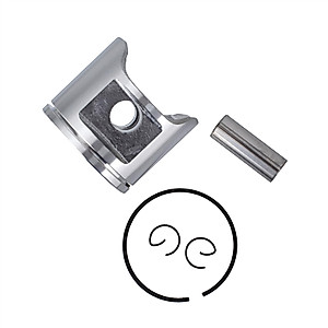 Cancanle 48mm Piston Assembly Piston Ring Pin Clip for Husqvarna 365 Jonsered 2065 2165 Chainsaw