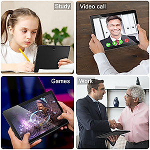 Relndoo Android Tablet 10 inch, Android 11 Tablet 2GB RAM 32GB ROM 512GB Expand, Tablet Android with 8000mAh Battery, WiFi, GPS, Bluetooth, Dual Camera, GMS Certified