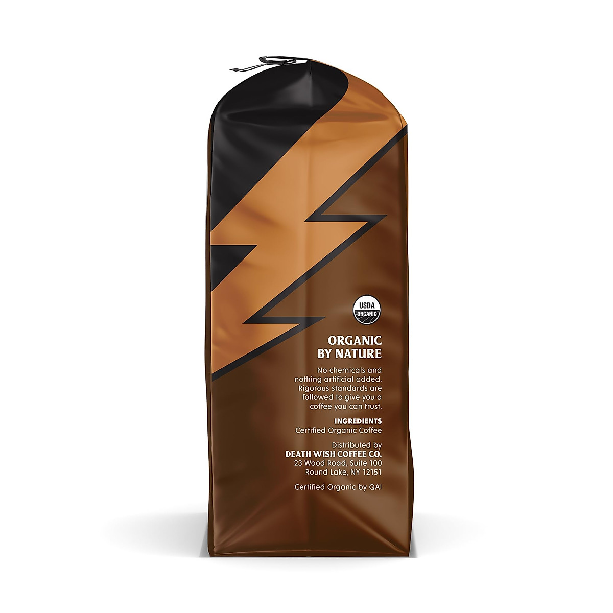 Death Wish Coffee, Medium Roast Ground Coffee, 6 pack