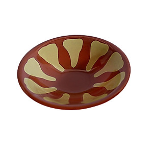 Dependable Industries inc. Essentials 2 Piece Set Melamine Hummus & Guacamole Serving Dip Bowl Condiment Humus Dish