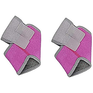 Kids Children Compression Ankle Brace Support Sleeve Adjustable Foot Stabilizer Ankle Guard Pads for Arthritic Pain Relief & Injury Rehabilitation, Elastic Ankle Protector for Sports, 1 Pair