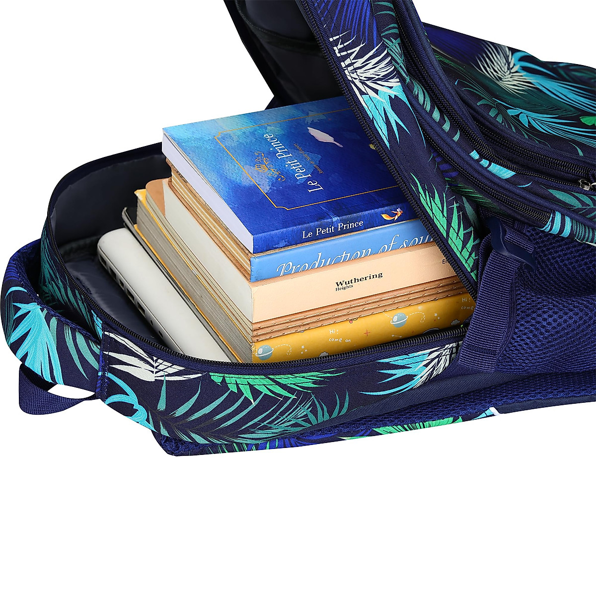 MYGOO Tropical Kids Backpack for Girls | 17" Heart Magenta | Grove Collection for School-Aged Children