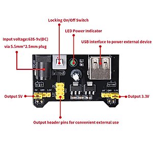 REXQualis Electronics Basic Kit w/Power Supply Module, Breadboard, Jumper Wire, LED,Resistor, comes with more than 300pcs sensors and components for fun and simple electronic projects.