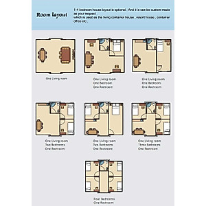 Luxury 40 ft Expandable Mobile House | Modern 2-Bedroom Container Home - Prefab, Portable, and Ready to Move in