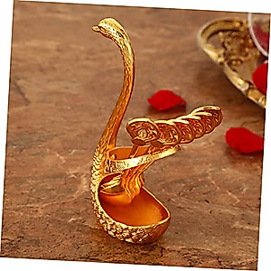 UPKOCH 1 Set Swan Spoon Set Cake Decorating Stainless Steel Set Serving Utensils Stainless Steel Coffee Stir Spoon Cake Spoons Holder Coffee Spoon Holder Cake Spoons Kitchen Gadgets Cute