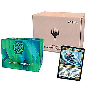 Magic: The Gathering Strixhaven Commander Deck – Quantum Quandrix (Blue-Green) | Minimal Packaging Version