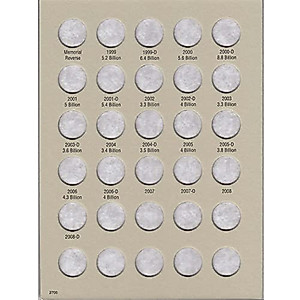 H.E. Harris & Co US Lincoln Memorial Cent Coin Folder 1999 – 2008 and Beyond Volume 2 #2705