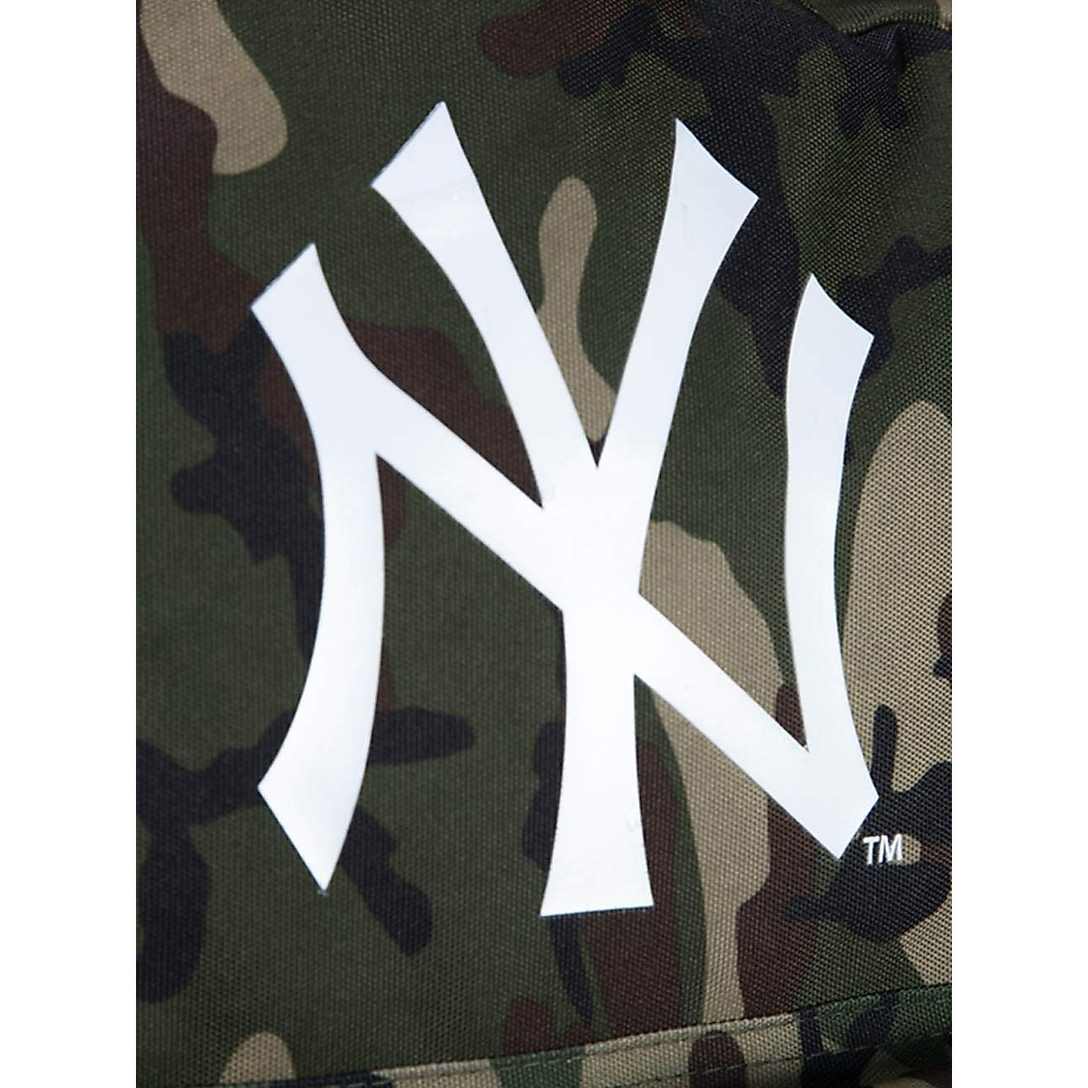 New Era Men's MLB Stadium New York Yankees Woodland Camo Backpack, Green Med, One Size