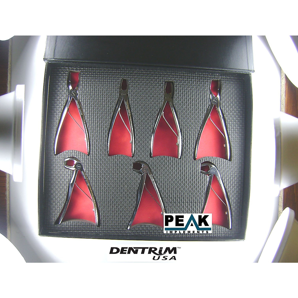 Dentrim Pedo Extracting Forceps - Children Forceps, Orthodontic Pliers, Dental Extracting Surgery Instrument (Set of 7)