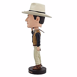 Royal Bobbles John Wayne Cowboy Bobblehead, Premium Polyresin Lifelike Figure, Unique Serial Number, Exquisite Detail