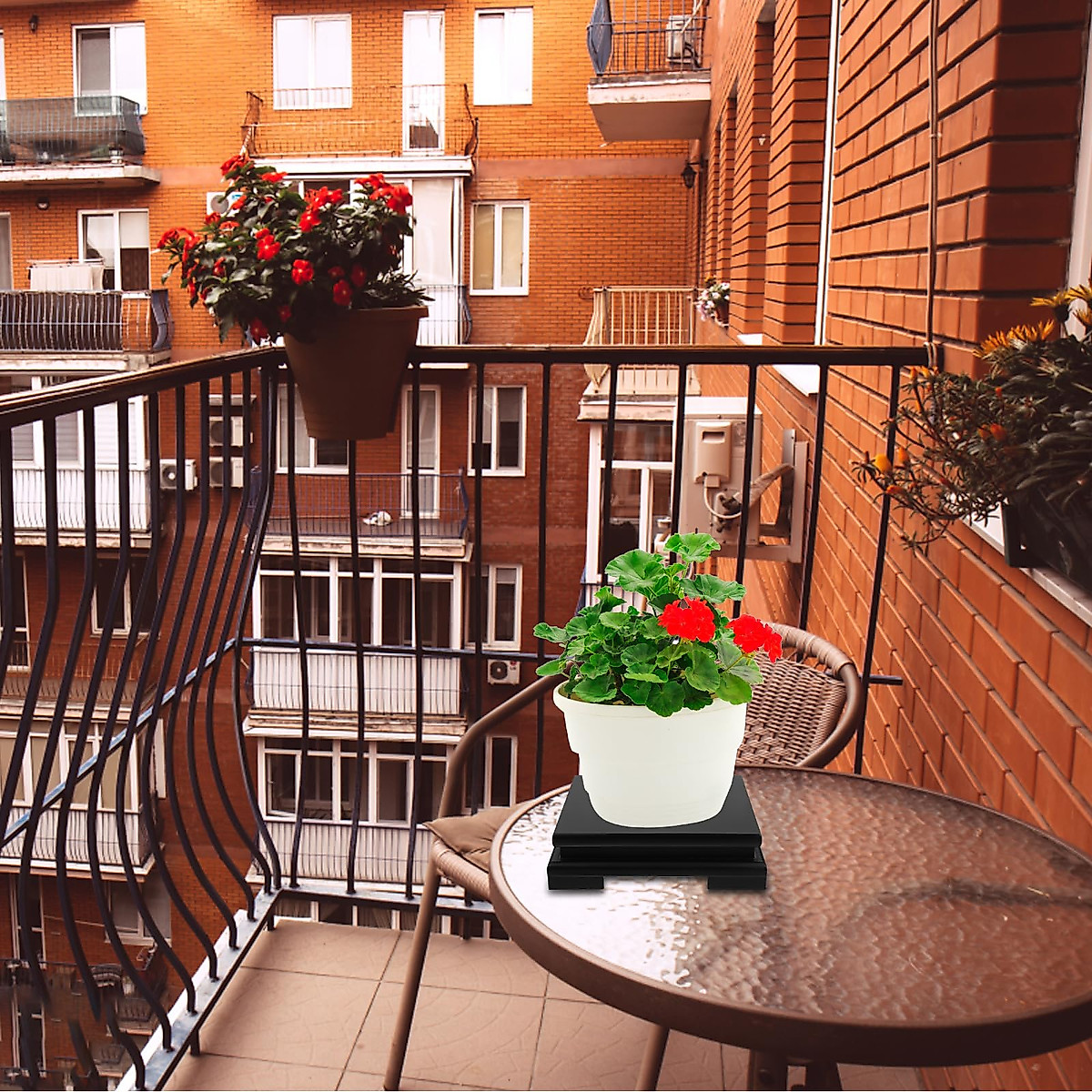 Cabilock Farmhouse Riser for Room Decor: Decorative Pedestal Stand Beautiful Pedestal Stand Uniquely Displays Your Decorations Rustic Bathroom Counter Tray and Kitchen Decor