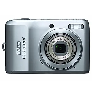 Nikon Coolpix L19 8MP Digital Camera with 3.6 Optical Zoom and 2.7 inch LCD (Silver)