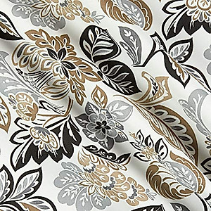 Richloom Solarium Outdoor Dailey Pewter, Fabric by the Yard