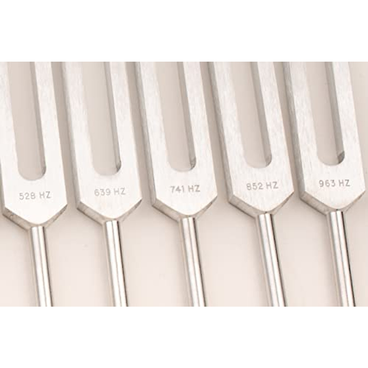 Solfeggio Tuning Forks for Healing by Omnivos for Sound Therapy, Chakra Healing, Includes the 528 hz Tuning Fork, Made in the USA