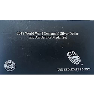 2018 PD WWI World War One Centennial (Air Service) Medal Set Dollar US mint Proof