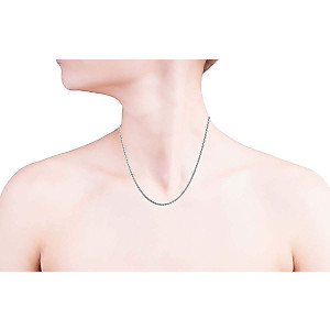 ARGENTO REALE Adjustable Wheat Chain Necklace, 925 Sterling Silver Necklace for Women, Bolo Necklace, Adjustable Chain For All Pendants