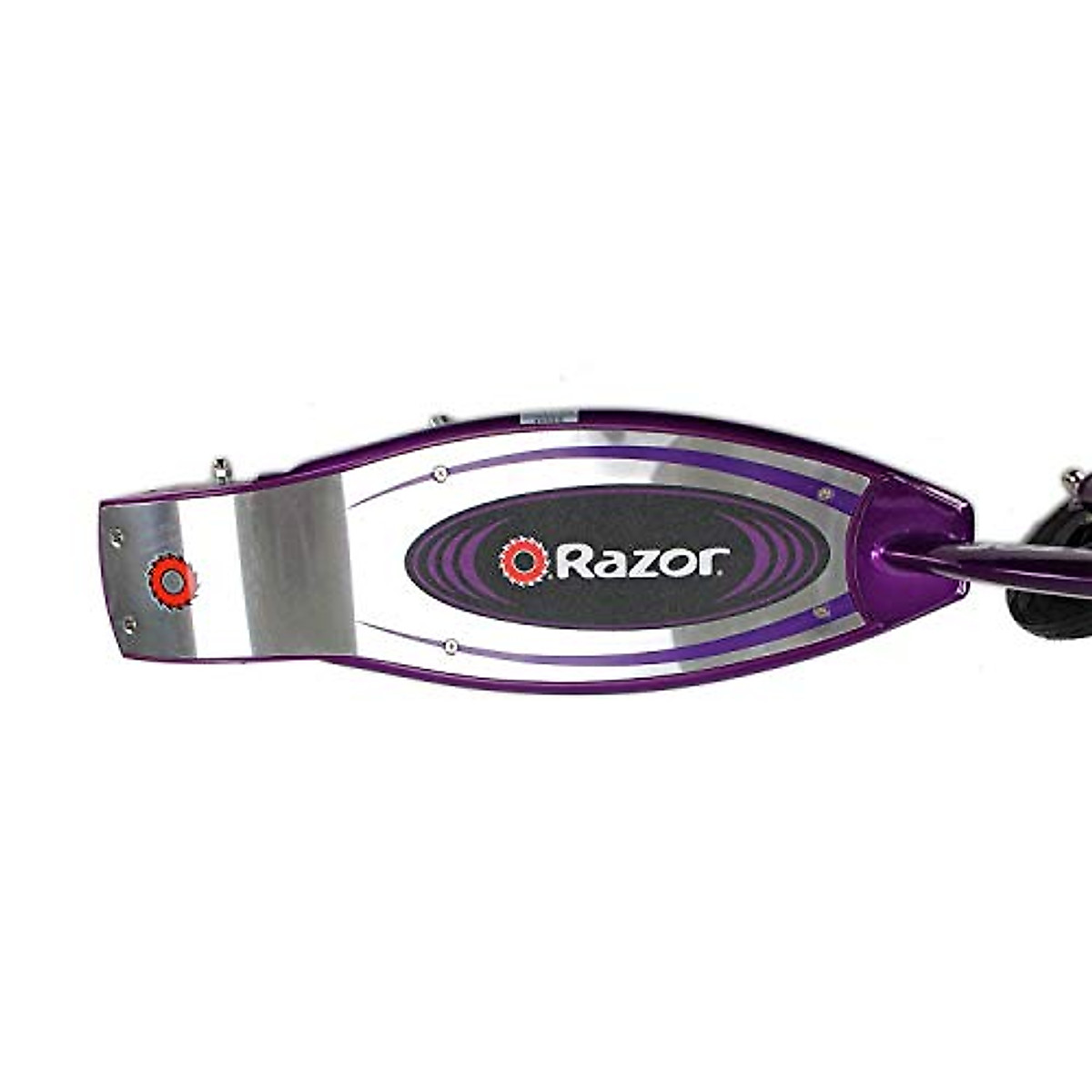 Razor E100 Kids Ride On 24V Motorized Powered Electric Scooter Toy, Speeds up to 10 MPH with Brakes and Pneumatic Tires, Purple