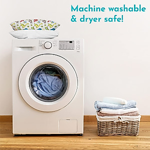 Toddler Pillow with Pillowcase 13x18 - Kids Pillow for Sleeping - Toddler Pillow - Better Neck Support Ergonomic Pillow and Toddler Pillowcase - Best Pillows for Kids (Dinosaurs White)