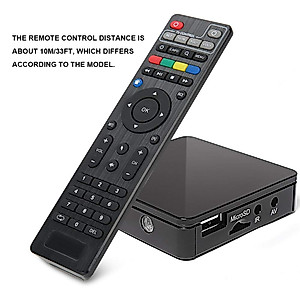 TV Set-top Box Remote Control Controller Replacement, for Tvip 410 Tvip 412 Tvip 415 Tvip 605 Tvip S300 Set Top Box, More Than 10m/33ft Remote Control Distance