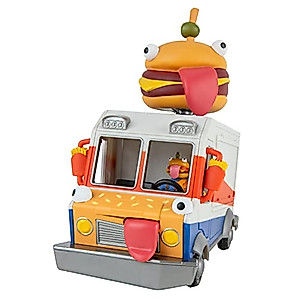 FORTNITE FNT1059 Durrr Burger Food Truck TRUCK-9-Inch Feature Vehicle with 2.5-Inch Articulated Beef Boss Figure