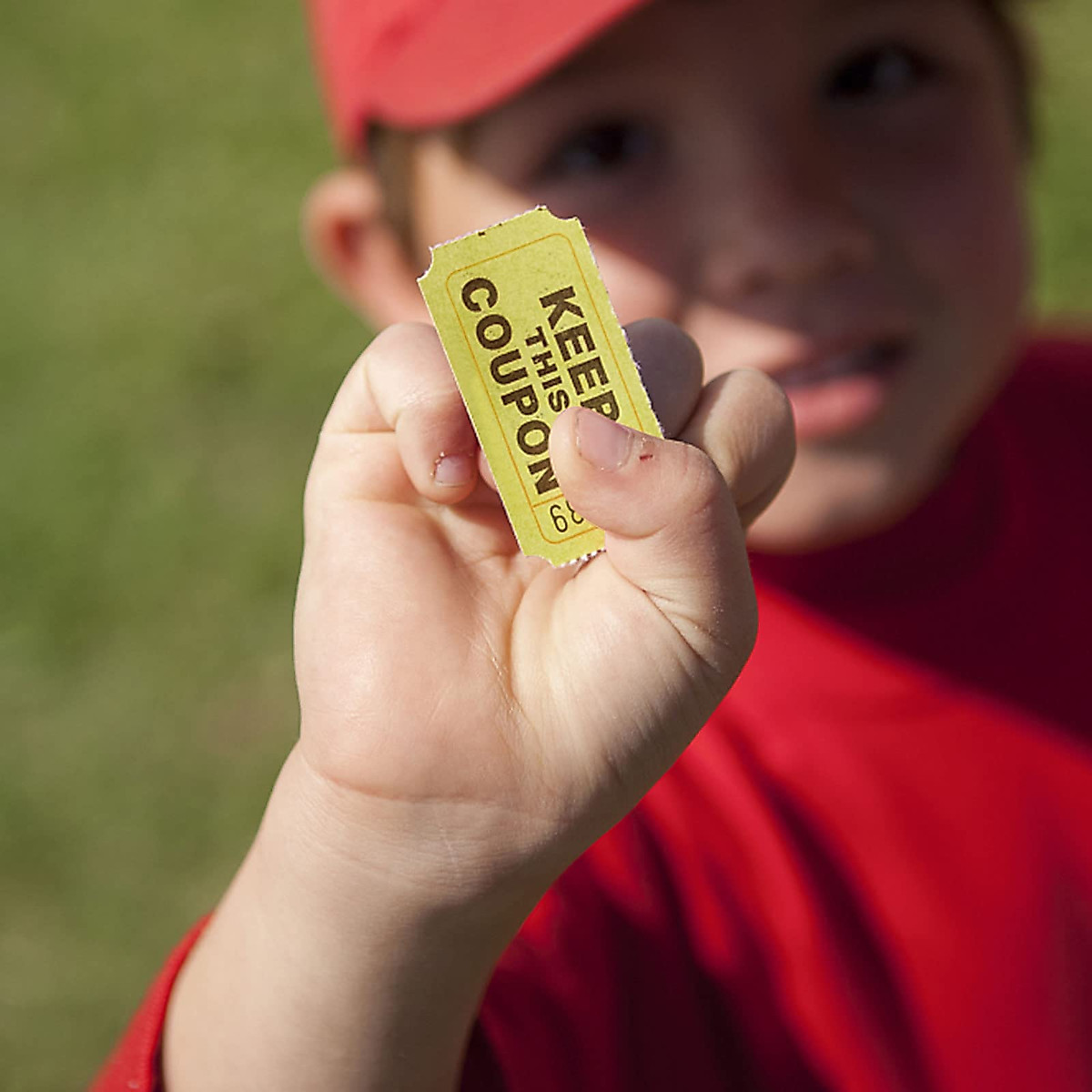 Hovico Raffle Tickets Double Roll - 2000 Ticket Count Per Roll - Raffle Drum Tickets Roll for Bingo Ballot Party