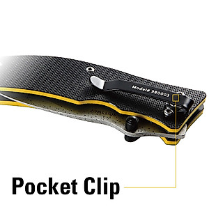 Caterpillar CAT980003 Caterpillar Linerlock, 2-3/8", Black G10 Handle