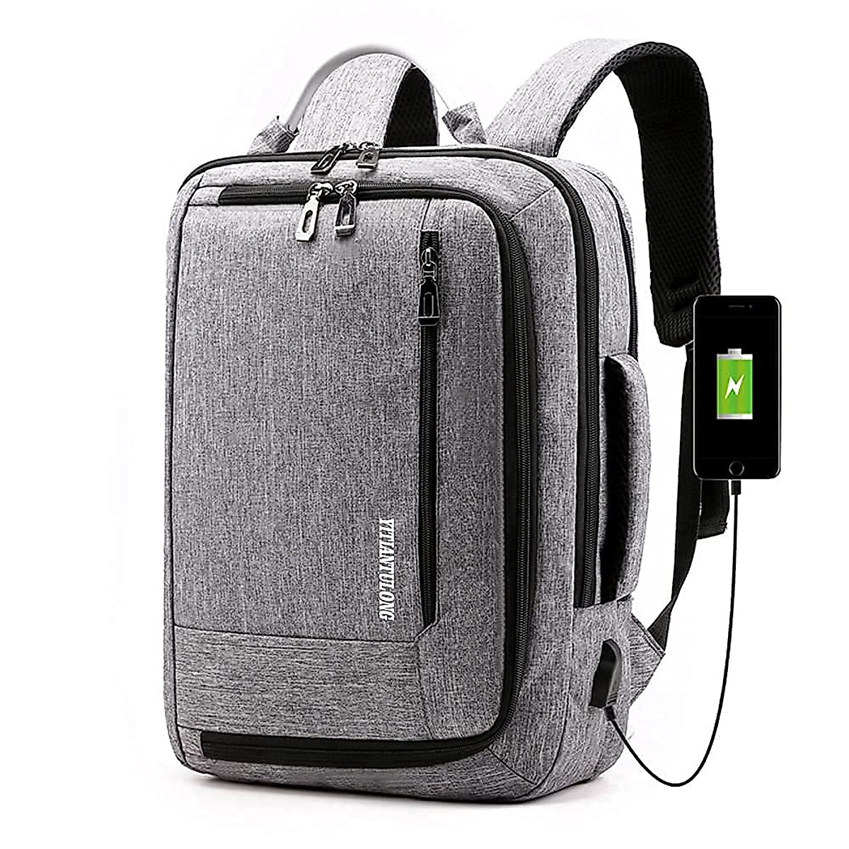 YITIANTULONG Laptop Backpack15.6 inch, Travel Computer Bag with USB Charging Port,Laptop carrier bags for Women & Men Fits