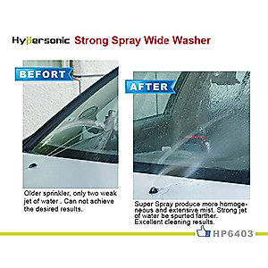 Hypersonic Universal Car Windshield Washer Sprayer 2Pcs Vehicle Nozzle