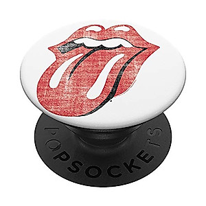 Rolling Stones Official Distressed Tongue PopSockets PopGrip: Swappable Grip for Phones & Tablets
