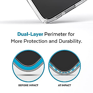 Speck Products Presidio Perfect Clear Case Fits Samsung Galaxy S23, Clear/Clear