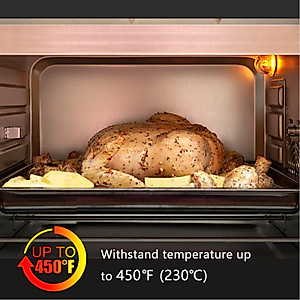 Acrux7 4 PCS Baking Pans Set, Nonstick Baking Pans & Bowl Set, Deep Metal Baking Sheet Pans, Rectangular Stackable Baking Trays, Cake Pans Sets for Oven (Black, 12x8, 12.6x8.5, 13.4x9.5 inch)