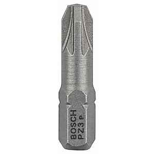 Bosch 2607001565 Extra Hard Screwdriver Bit, Pz 3, 25mm Length, Blue