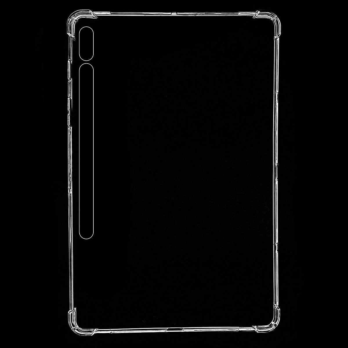 SFFINE Clear Case for Samsung Galaxy Tab S8 2022 and Galaxy Tab S7 2020 Tablet,[Thick Corner] Transparent Thin Slim Soft Flexible TPU Gel Silicone Protective Case Cover for Galaxy Tab S8/S7 11 Inch