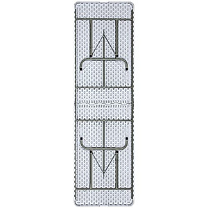 Flash Furniture 8-Foot Height Adjustable Granite White Plastic Folding Table