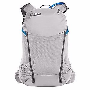CamelBak Women's Rim Runner X20 Hiking Hydration Backpack 70oz, Vapor/Blue Jay