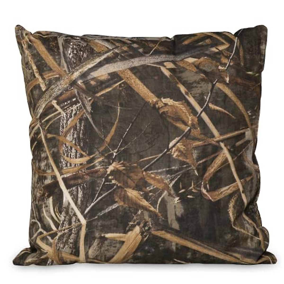 VISI-ONE Realtree Max-5 Forest Tree Hunting Camouflage Square Decorative Throw Pillow Cover Set 18" x 18" Inches Pack of 2, Brown