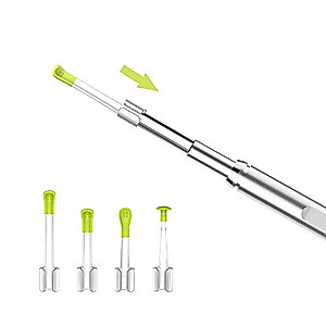 Anykit Digital Otoscope with 5 Inch IPS Screen, Visual Ear Cleaner with 3.9mm Ear Wax Removal Camera, 6 LED Lights, 32GB Card, Storage Case, 100Pcs Disposable Specula, 12 Ear Spoons