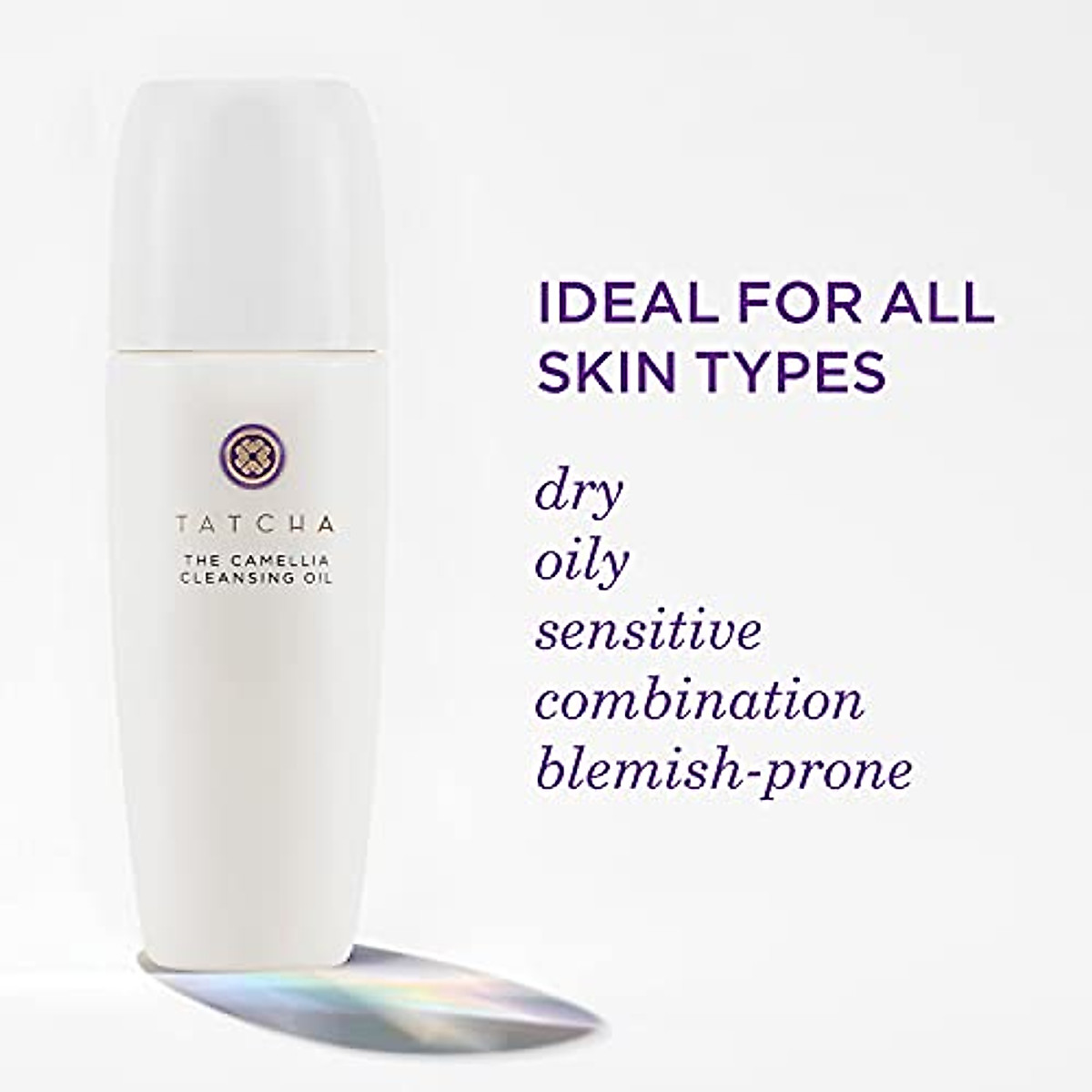 TATCHA Pure One Step Camellia Cleansing Oil: 2 in 1 Makeup Remover to Gently Cleanse and Dissolve Waterproof Makeup Leaving Silky Skin - 150 ml / 5.1 oz