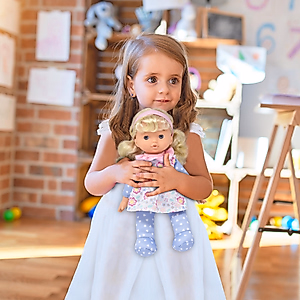 Gift Boutique Soft Baby Doll, 12 Inch Girl Doll with Blond Hair, My First Doll for Infants, Toddlers, Girls and Boys