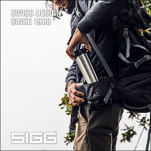 SIGG - Insulated Coffee Cup - Travel Mug Miracle Brushed - Hot & Cold - Leakproof - BPA Free - 18/8 Stainless Steel - Silver - 9 Oz