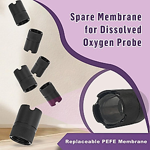 YINMIK Dissolved Oxygen Test Kit Accessories 1 * 50ml Zero Oxygen Calibration Reagent 2 * 30ml Electrolyte Filling Solution and 6 pcs Membrane Groups for DO Meter Tester