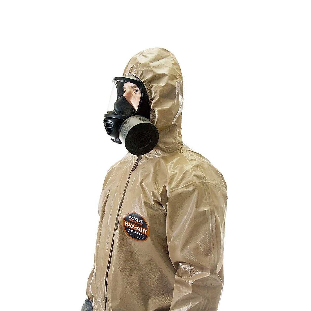 MIRA SAFETY Suit Disposable Protective Coverall with Hood and Elastic Cuff (2X/3X)