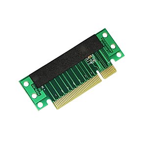 SinLoon PCI- Express 8X Riser Card 90-Degree Adapter Card PCI-E 8X Extender Extension Card for 1U, Small Computer and Server Case(PCIE 8X)