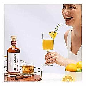 RITUAL ZERO PROOF Whiskey Alternative | Award-Winning Non-Alcoholic Spirit | 25.4 Fl Oz (750ml) | Only 5 Calories | Sustainably Made in USA | Make Delicious Alcohol Free Cocktails
